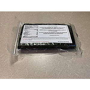 Green Seaweed for Fish- 50 Sheets (2.50 oz) for Marine & Freshwater Animals