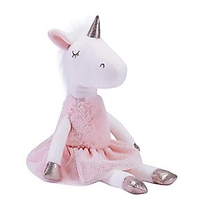 Laila and Lainey Plush Ballerina Unicorn - Soft Stuffed Animal for Girls