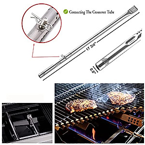 Grill Replacement Parts for Charbroil Performance 475 4 Burner 463347017 463361017 463673017 463376217 463342119 463376018P2 G470-0004-w1 Gas Grill,Heat Plates Burner Grills Adjustable Crossover Tube