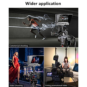 VILTROX DC-70EX 7" 4K HD 1024x600 HDMI/SDI/AV Input Output Camera Video LCD Monitor Display for DSLR, with hot Shoe Adapter