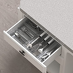 Simple Houseware 20-Pack Clear Plastic Drawer Organizers (6S, 7M, 5L, 1 XL, 1XXL)