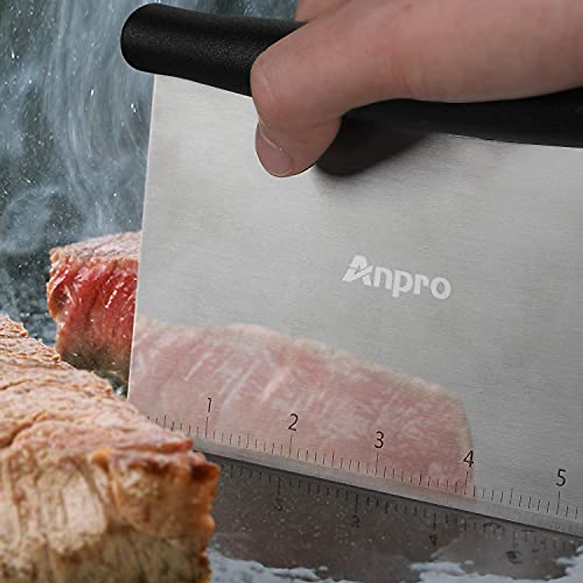 Anpro Griddle Accessories Set for Blackstone and Camp Chef Griddle, 15 PCS Flat Top Grill Accessories Set with Griddle Scraper, Metal Spatula, Egg Rings for Outdoor BBQ, Camping, Gifts for Fathers Day