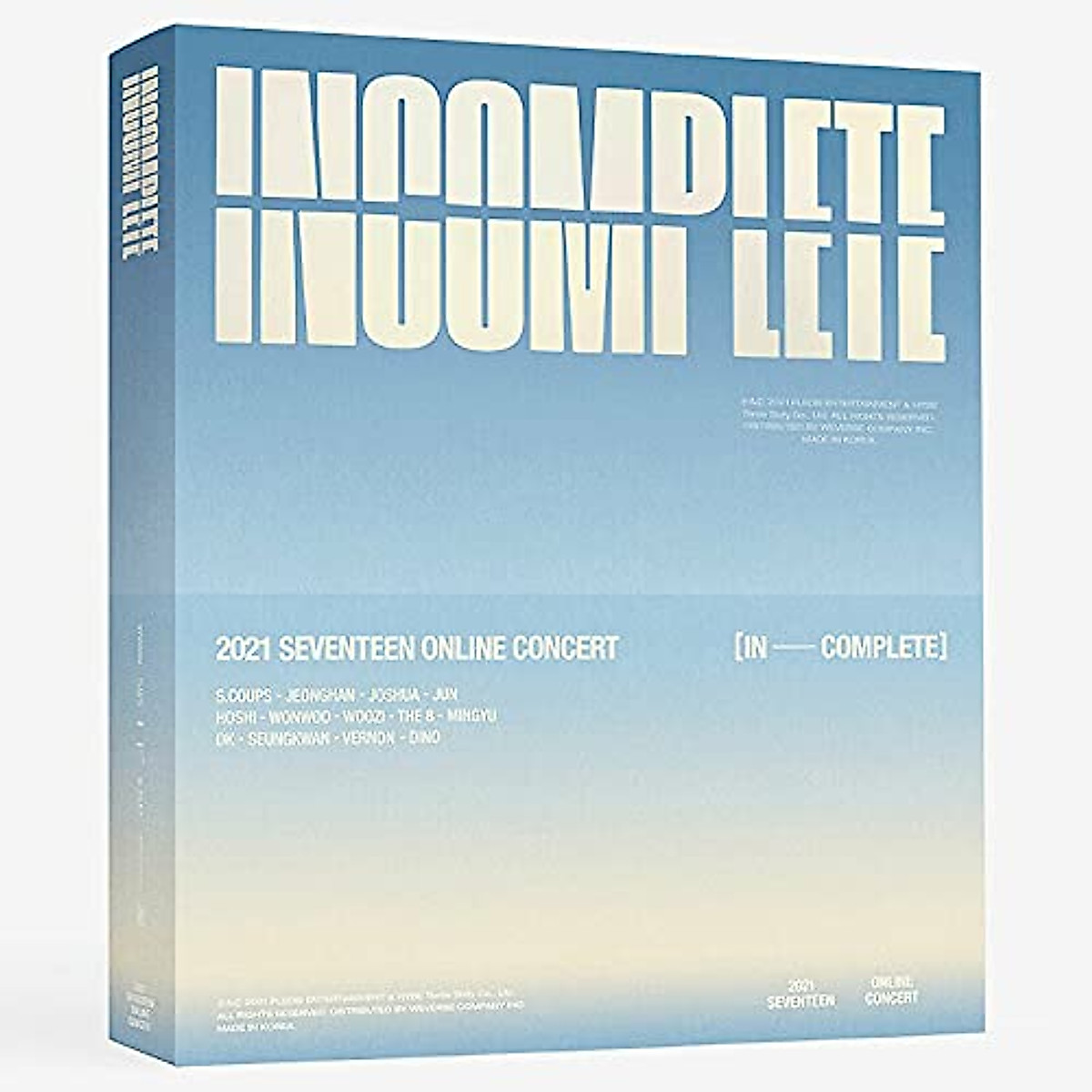 PLEDIS [DVD] SEVENTEEN - 2021 SEVENTEEN ONLINE CONCERT IN-COMPLETE DVD