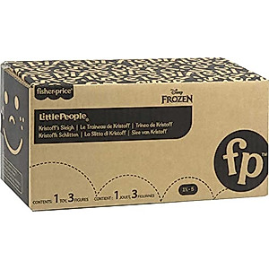 Disney Frozen Kristoff's Sleigh by Little People, Figure and Vehicle Set [Amazon Exclusive]