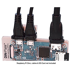 DIN Rail Mount for Raspberry Pi Zero (3 Pack)
