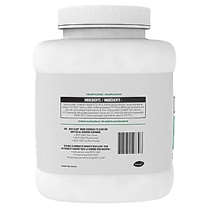 BEER CLEAN Diversey Glass Cleaner, Unscented, Powder, 4 Lb. Container