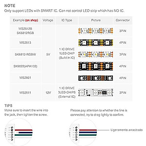 BTF-LIGHTING WS2812B WiFi SP108E Controller Support WS2811 WS2815 WS2801 SK6812 WS2813 SK9822 APA102C etc Almost All LED Strip Module Light iOS/Android App Control AP Mode/STA Mode