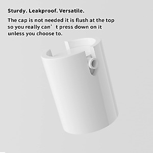 longway 1.7 Oz (50ML) Empty Refillable Airless Pump Bottle,Travel Foundation Containers,Airless Cosmetic Pump Bottle for Hand Sanitizer, Toner,Gel,Hair Oil, Lotion and Face Cream (Pack of 6, Frosted)