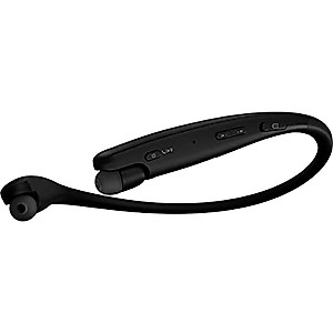LG Tone Style HBS-SL5 Bluetooth Wireless Stereo Neckband Earbuds Tuned by Meridian Audio,Black