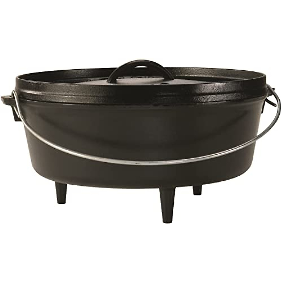 Lodge Tall Boy Tripod with 6 Quart Camp Dutch Oven and 12-Pack Aluminum Foil Dutch Oven Liners