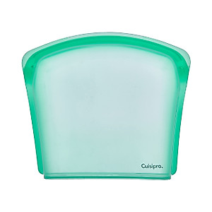 Cuisipro Silicone Reusable Leakproof Bag, 67.5 Ounce, Green