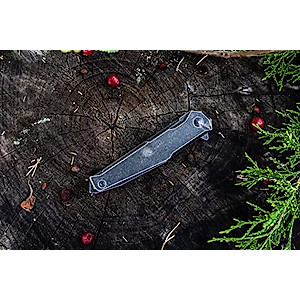 Ruike Folding Knive, Black, 420 Ss (P108-SB)