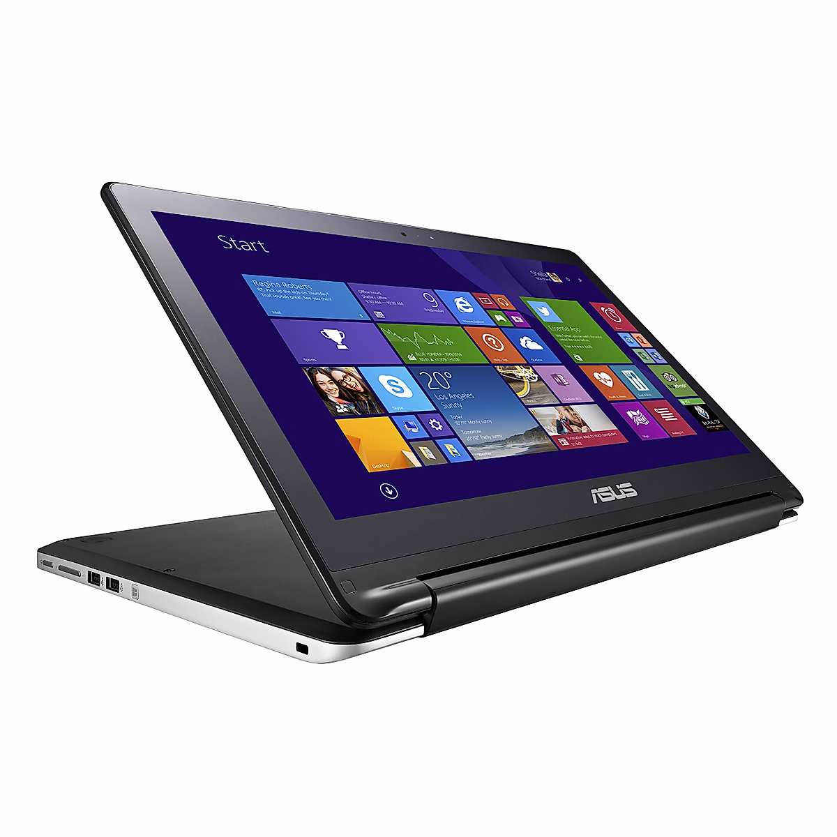 ASUS Flip 2-in-1 TP500LA-DS71T Laptop (Windows 8, Intel Core i7-5500U 2.4 GHz, 15.6" LED-lit Screen, Storage: 1 TB, RAM: 8 GB) Black