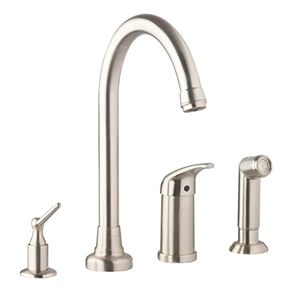 Gerber Plumbing Melrose Single Handle Kitchen Faucet with Side Spray and Soap Dispenser