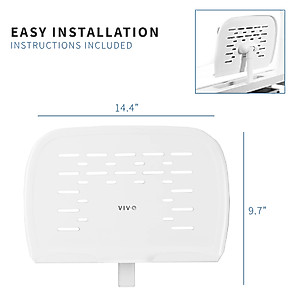 VIVO Book Holder Stand for Kids Height Adjustable Desk and Chair Set, White, Desk-BOOK3
