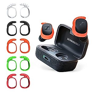 5 Pairs Ear Hooks for Sennheiser Momentum 3 Earbuds, Anti-Slip Ear Tips Covers Compatiable with Sennheiser Momentum True Wireless 3 Accessories Ear Hooks Covers