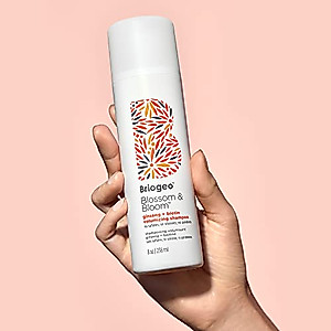 Briogeo Blossom & Bloom Ginseng + Biotin Volumizing Shampoo, Volumizing and Plumping for Fine, Thin, Limp Hair, Vegan, Phalate & Paraben-Free, 8 oz