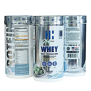 Haidy Cruz - Whey Blend Protein Blend Powder - Extra Strength Formula for Muscle Growth and Improved Strength - Gluten-Free, Soy Free 2lb, 28 Servings with 25g of Protein - Pistachio Macaroon Flavor