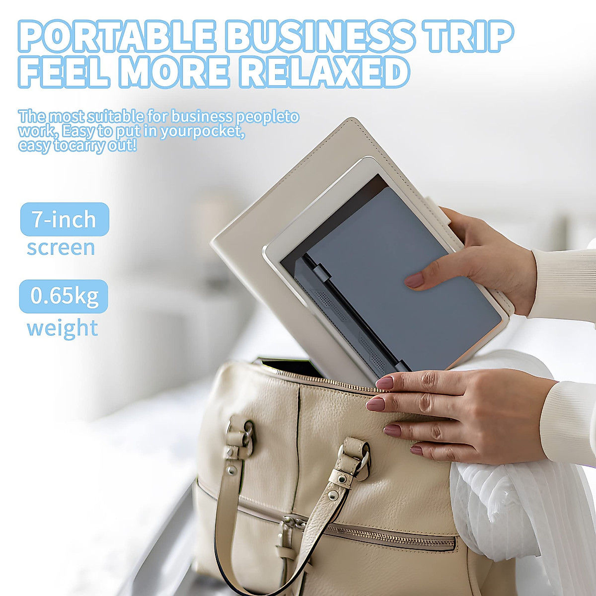 ZWYING Laptop【Win 11/MS Office 2019】 7.0-inch Touchscreen Ultra Light Mini Laptop,All Metal Texture,High-Speed Celeron J4105 CPU,12G RAM/960GB SSD High-Performance Gaming Computer(960GB SSD)