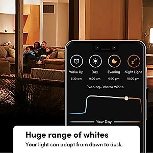 LIFX Color, A19 1100 lumens, Wi-Fi Smart LED Light Bulb, Billions of Colors and Whites, No bridge required, Works with Alexa, Hey Google, HomeKit and Siri, Multicolor