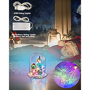 Christmas Gifts, Make Your Own Night Light DIY Arts and Crafts for Kids 4 5 6 7 8 Year Old Girls Christmas Stocking Stuffers, Xmas Tabletop Decoration Women Room Decor Nightlight Toys