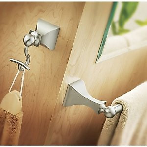 Moen DN8303BN Retreat Robe Hook, Brushed Nickel