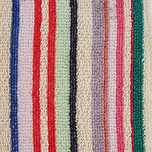 RSVP International Skrubby Cleaning Collection Machine Washable, Nylon Coated, Pot & Pan Scrubbing, Cloths, 3 Piece, Multi-Color Stripe