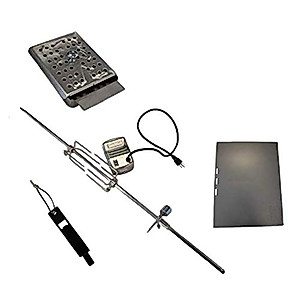 AMS Fireplace Lion | 32" Grill Package with 33" Double Access Doors & Refrigerator | Propane