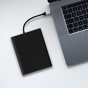 kwmobile Silicone Case Compatible with Samsung Portable SSD T5 - Case Protective Cover for SSD Drive - Black