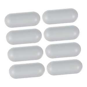 Veemoon 8pcs Toilet Seat Cover Toilet Lid Bumper Toilet Bumpers for Seat Toilet Seat Bumper Bidet Parts Replacement Toilet Seat Accessories Toilet Seat Pads Toilet Seat Stoppers Grey Ldpe