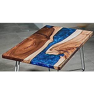 Epoxy Table, Live Edge Wooden Table, Epoxy Resin River Table, Natural Wood,Dining table, Natural Epoxy Table, Resin Table