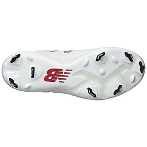 New Balance Women's Fuse V1 Metal Softball Shoe, White, 8 B US