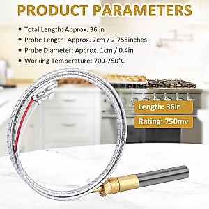 Napolean W680-0004 Gas Fireplace Thermopile Thermogenerator SAME DAY SHIPPING