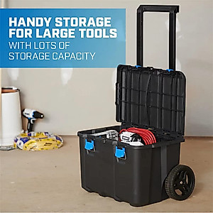 Stack Cart; Mobile Tool Box for Hardware Storage; Fits 7 Parts Modular Storage System And Suits Power Tools