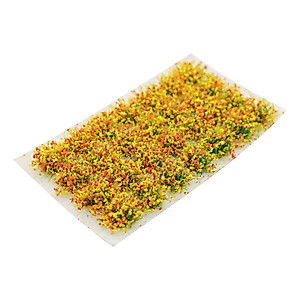 TAODAN 28pcs Static Grass Tuft Model 14x10mm Railway Artificial Grass Miniature War Gaming Terrain DIY Model