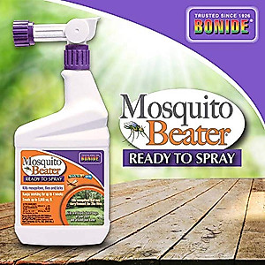 Bonide Mosquito Beater, 32 oz Ready-to-Spray Insect Repellent, Kills Mosquitoes, Flies and Ticks, Long Lasting Control Outdoors