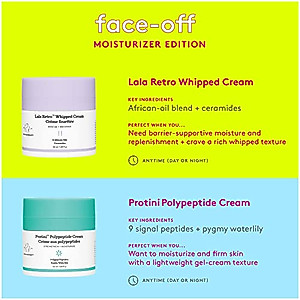 Drunk Elephant Lala Retro Whipped Cream. Replenishing Moisturizer for Skin Protection and Rejuvenation. 1.69 Ounce. - Lala Whipped Cream 50 Milliliters