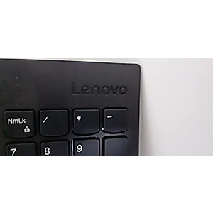 Lenovo 300 USB Keyboard, Wired, Adjustable Tilt, Ergonomic, Windows 7/8/10, GX30M39655, Black