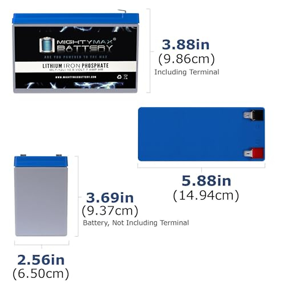 Mighty Max Battery 12V 7AH Lithium Battery Replaces Mighty Mule Gate Opener FM500 502