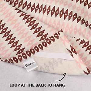 Folkulture Pot Holders for Kitchen, Hot Pads or Trivets for Hot Dishes Pots and Pans, Stylish Mats for Wooden Table, Kitchen Towels or Tea Towels, Cotton Dish Towels or Dishcloths with Hanging Loop