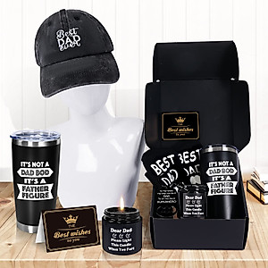 Tecanne Birthday Gifts For Dad From Daughter, Son - Fathers Day Gift Box Baskets For Dad, Husband, Men Best Christmas Package Idea