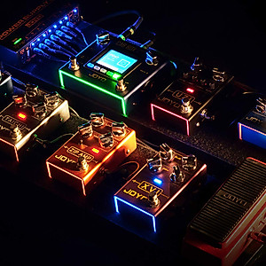 JOYO R-13 XVI Octave Pedal Bundle with R-07 Aquarius Digital Delay Pedal for Electric Guitar