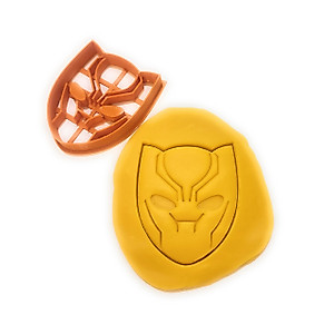 T3D Cookie Cutters Black Panther Cookie Cutter, Suitable for Cakes Biscuit and Fondant Cookie Mold for Homemade Treats