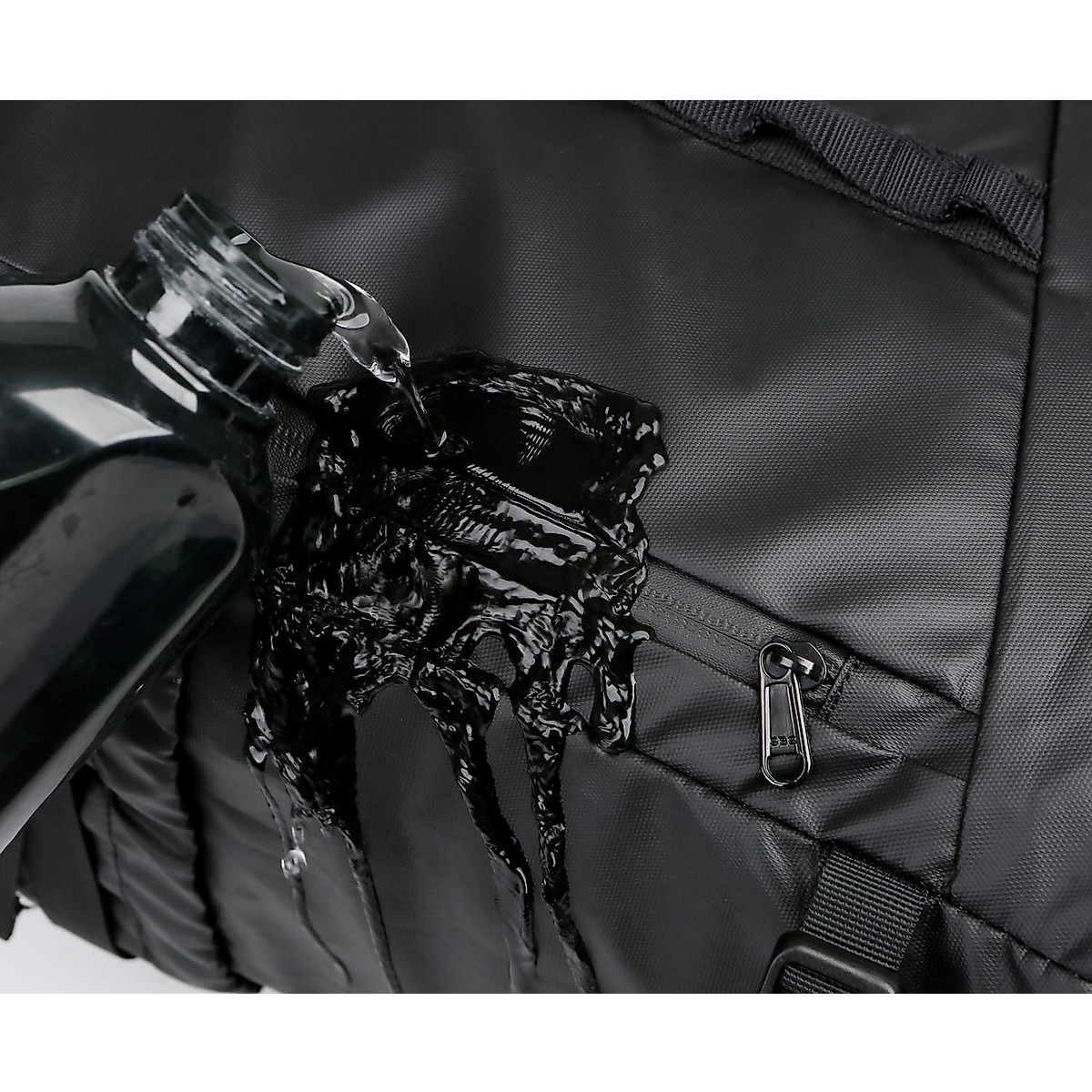 Mouteenoo Travel Backpack with Shoes Compartment for Gym Sports Hiking Water-Resistant Backpack for Men and Women (Black)