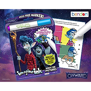 Disney Onward 24-Page Imagine Ink with Mess Free Marker 46652 Bendon