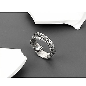 925 Sterling Silver Ring, Wings, Adjustable Women'S Open Ring Thai Silver-R1073