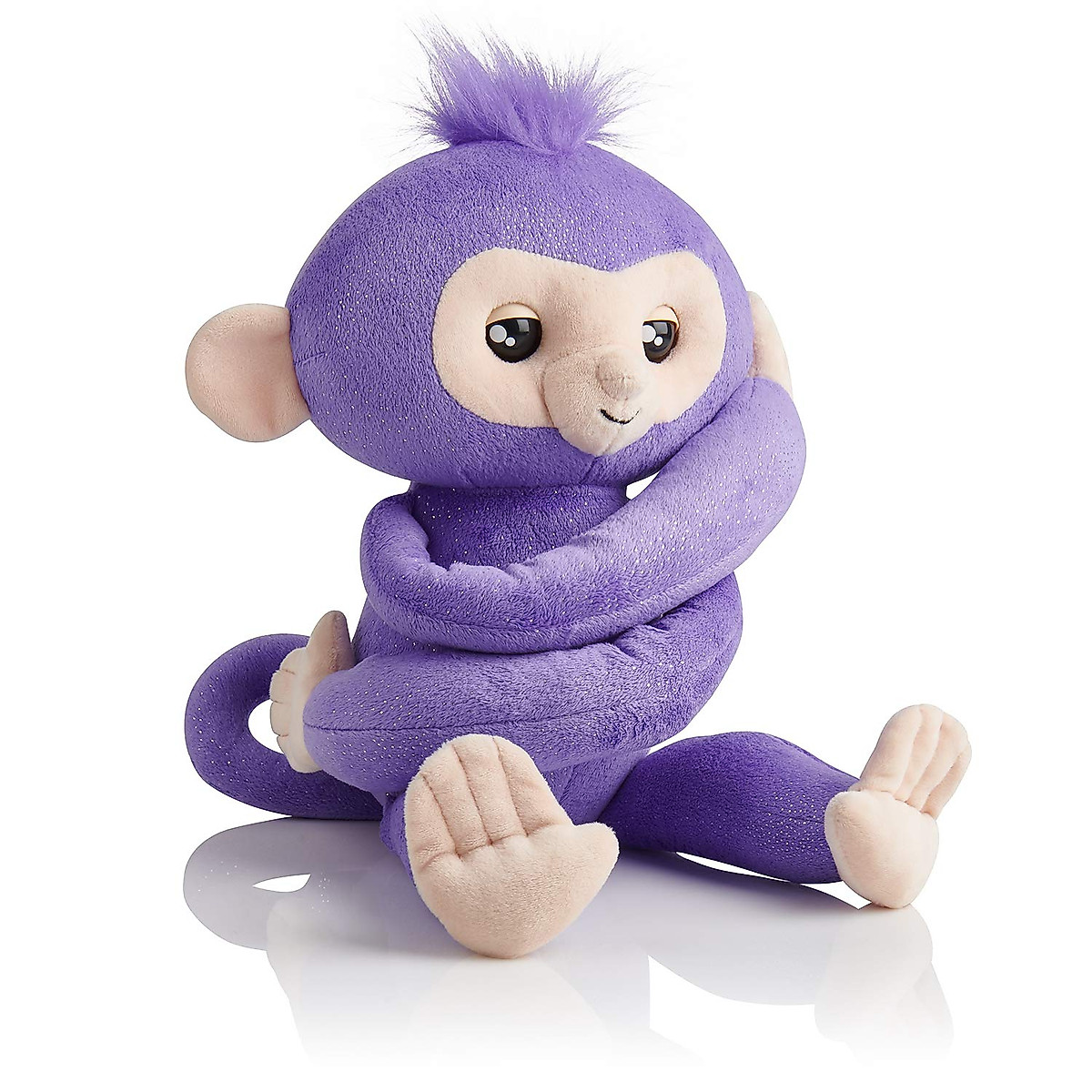 Fingerlings HUGS - Kiki - Advanced Interactive Plush Baby Monkey Pet - by WowWee (Amazon Exclusive)