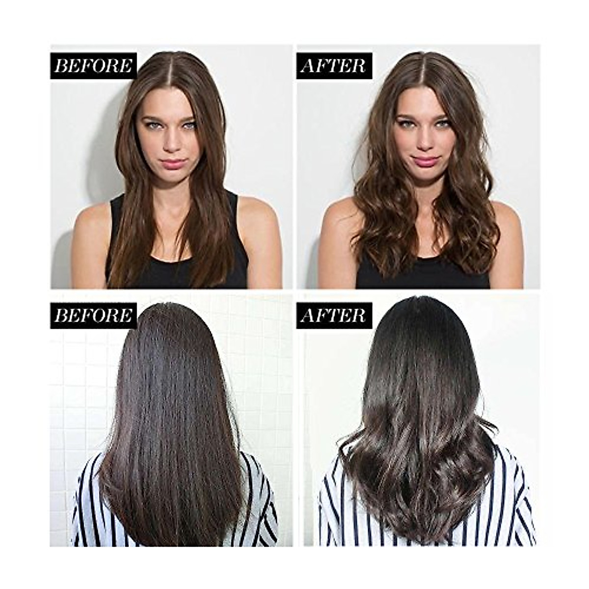 Locisne 20pcs No Heat Curlers You Can Sleep in, Hair Rollers for Long Hair DIY(Pink)