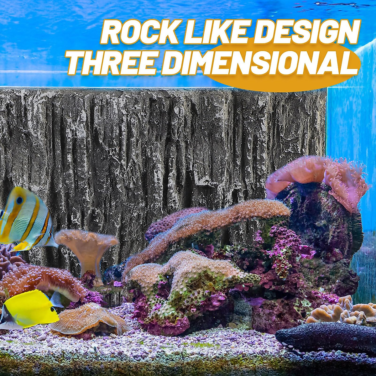 Ipetboom Background Rock 3D Aquarium Background Aquarium Background Board Snake Habitat Decoration Fish Tank Decorations Aquarium Backgrounds Fish Tank Background Terrarium Background
