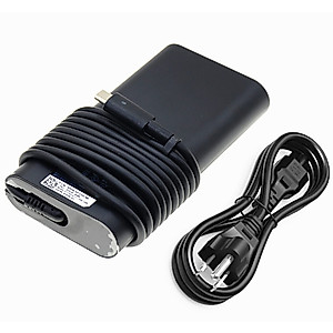 90W USB Type C Charger for Dell Latitude: Laptop Power Adapter for Latitude - 5480 7490 7480 7390 Latitude 13 7370 12 7275 11 5179 11 5175 XPS 12 9250 20V 4.5A, AD065G2Uz